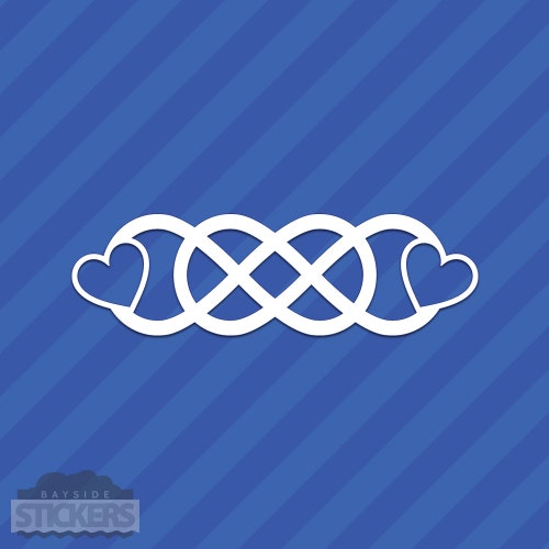 Family Love Heart Infinity Forever Symbol Vinyl Die Cut Decal - Etsy
