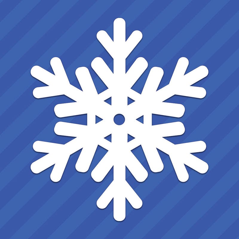 Snowflake Stickers - Etsy UK