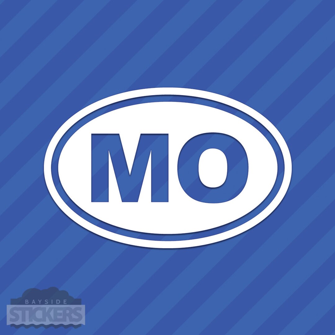 Missouri MO Oval Vinyl Decal Sticker - Etsy