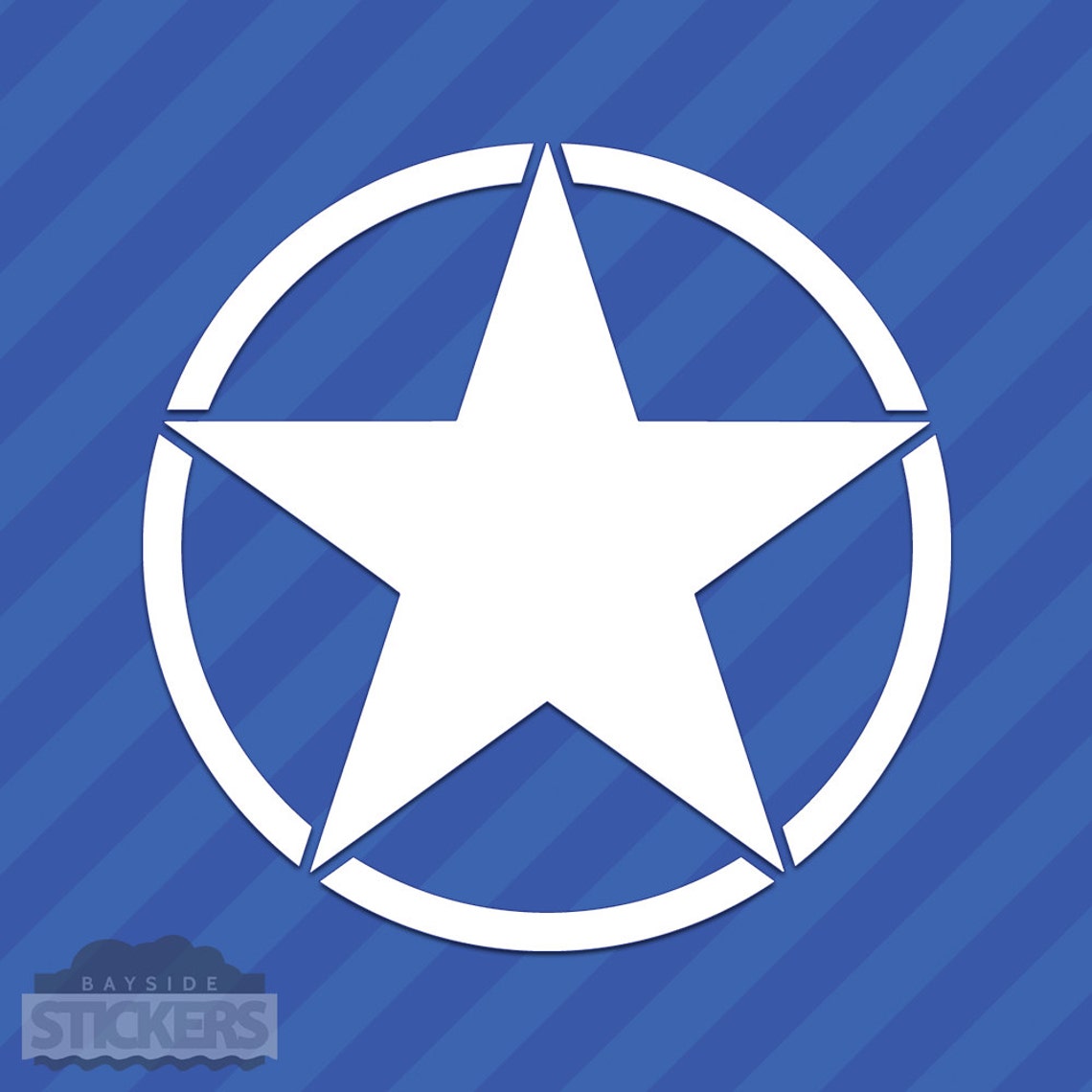 Army Military Star Symbol Vinyl Decal Sticker | Etsy