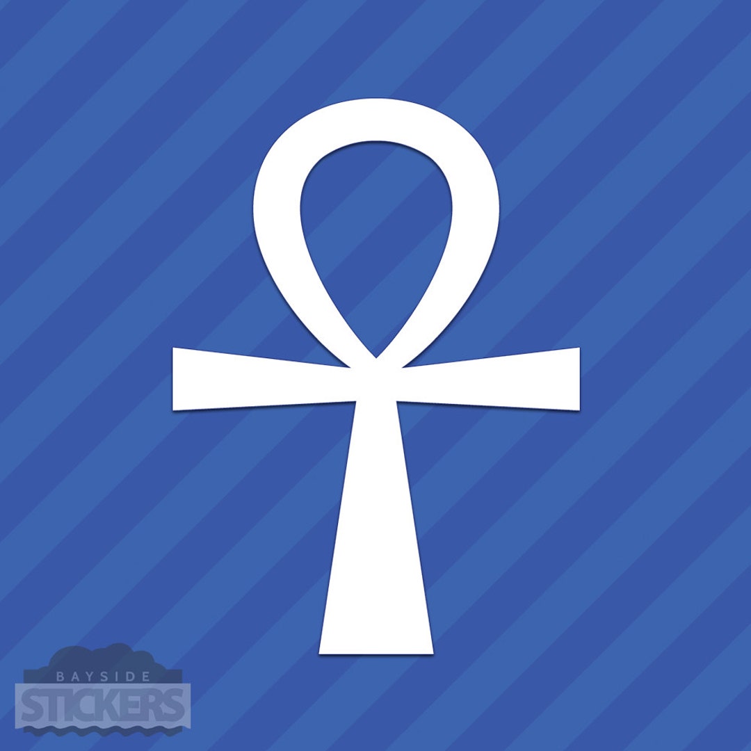 Ankh Symbol Vinyl Decal Sticker Pagan Egyptian Eternal Life - Etsy