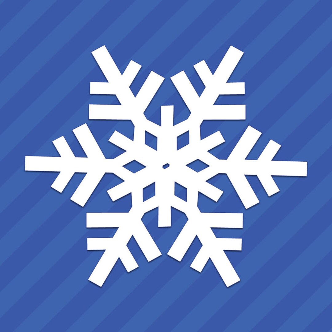 Snowflake Vinyl Decal Sticker - Etsy