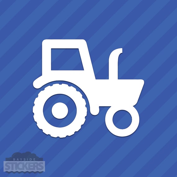Tractor Vinyl Decal Sticker | Etsy
