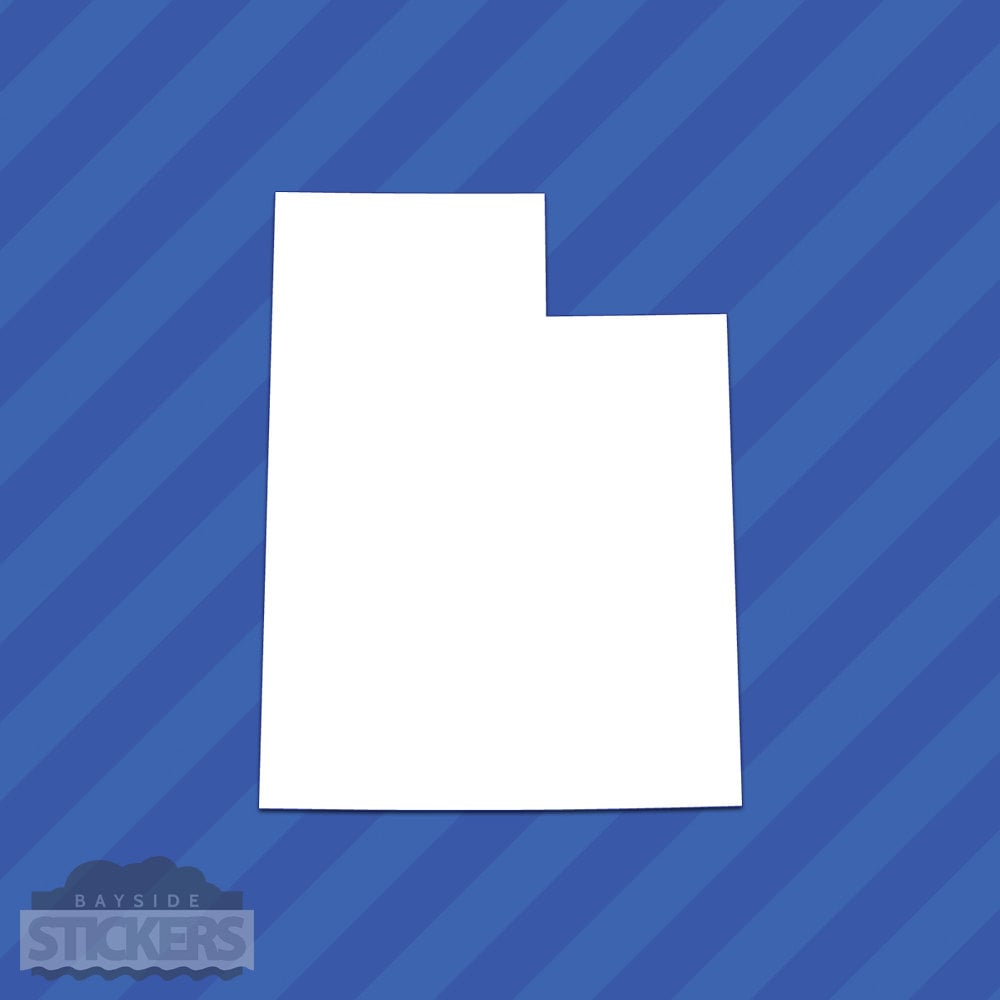 Utah UT State Outline Vinyl Decal Sticker - Etsy