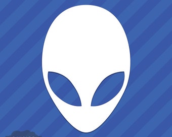Alien Vinyl Decal - Etsy