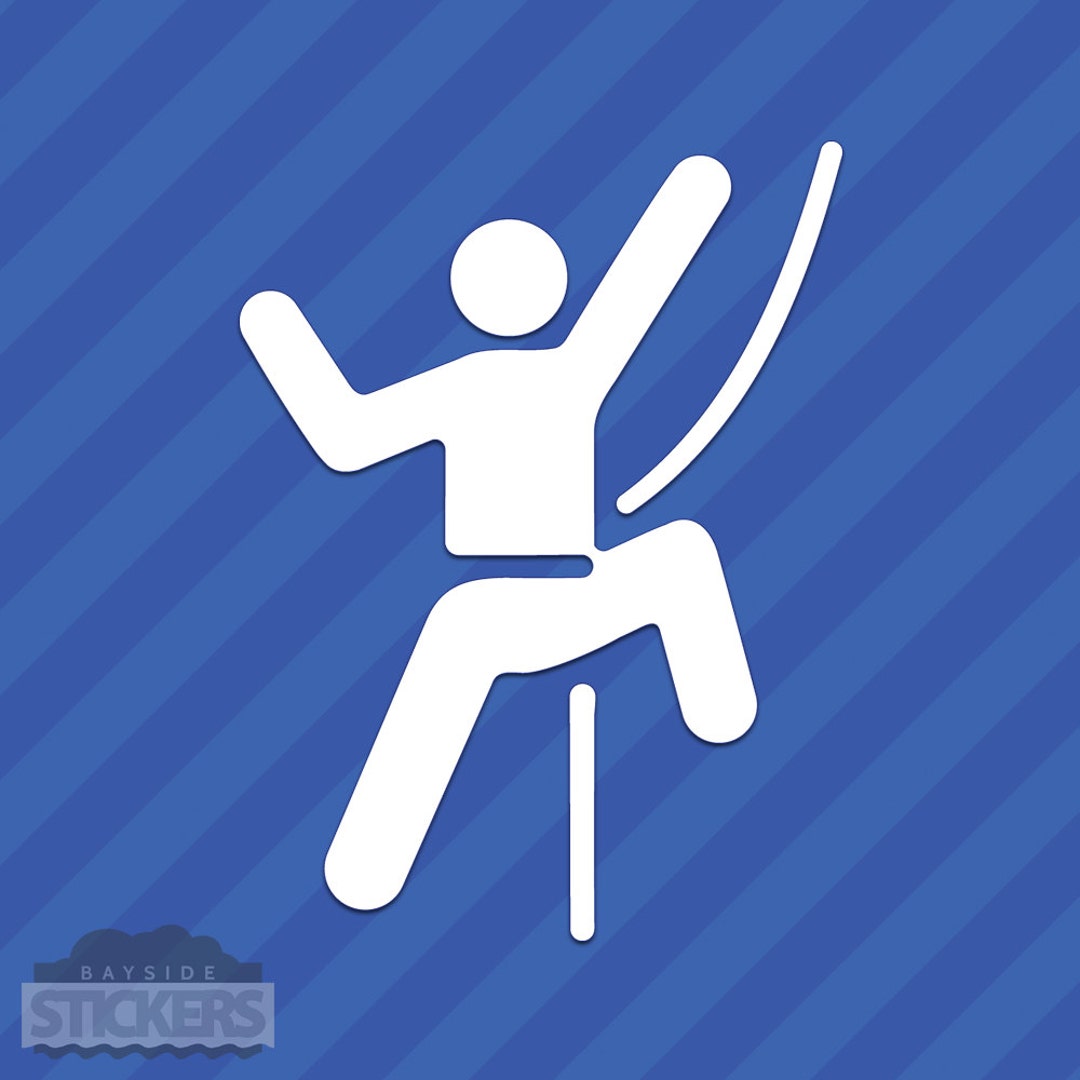 Rock Climber Vinyl Decal Sticker - Etsy