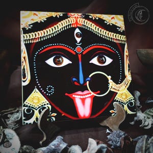 Ceramic Tile Decor - Maha Kali - - Etsy