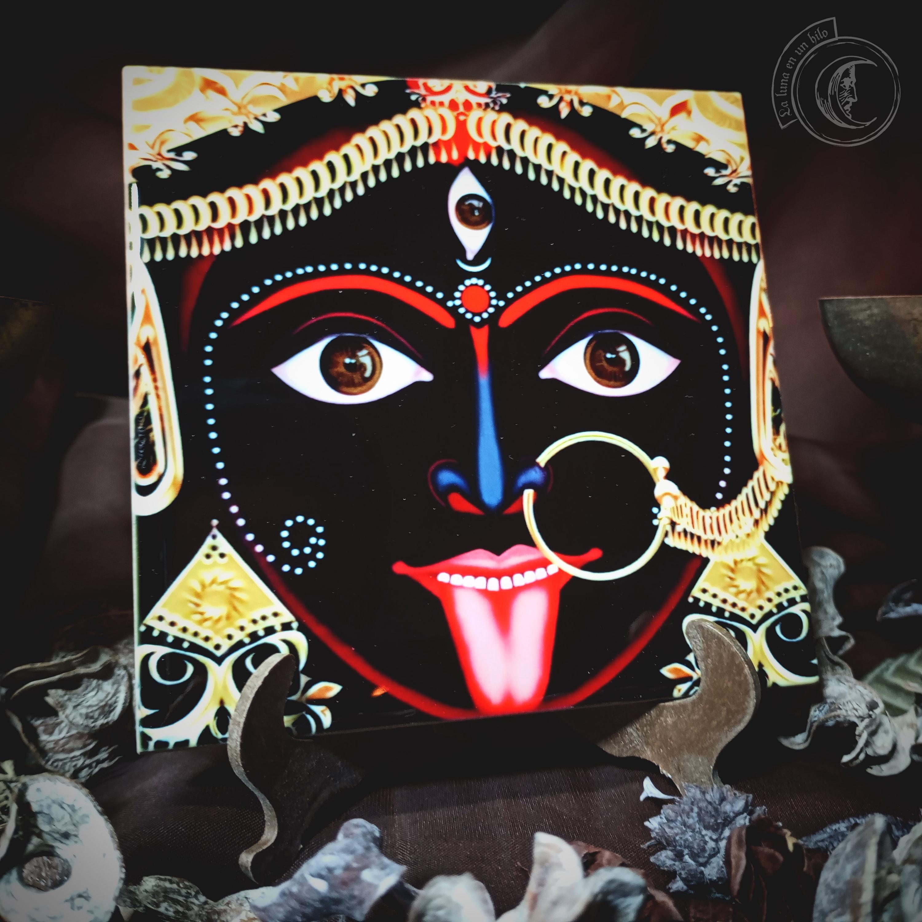 Ceramic Tile Decor - Maha Kali - - Etsy