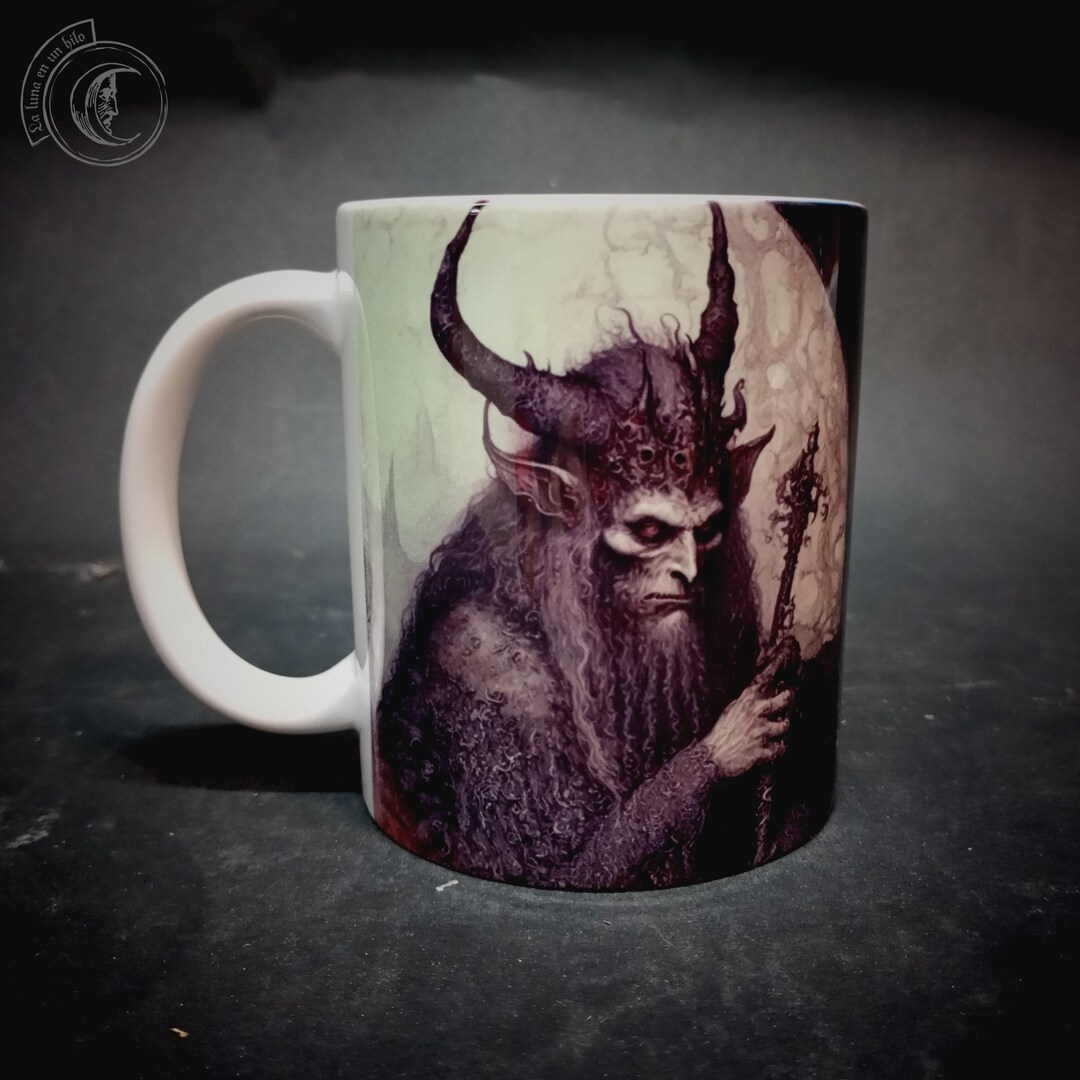 Ceramic Mug Devil - Hellish Decor, Medieval, Goth, Satanic Gift, Satan ...