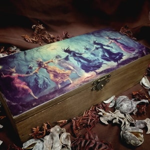 Witchy Jewelry Box, Witch Box, Witches Sabbath, Occult Jewelry Box ...