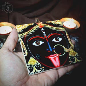 Ceramic Tile Decor - Maha Kali - - Etsy