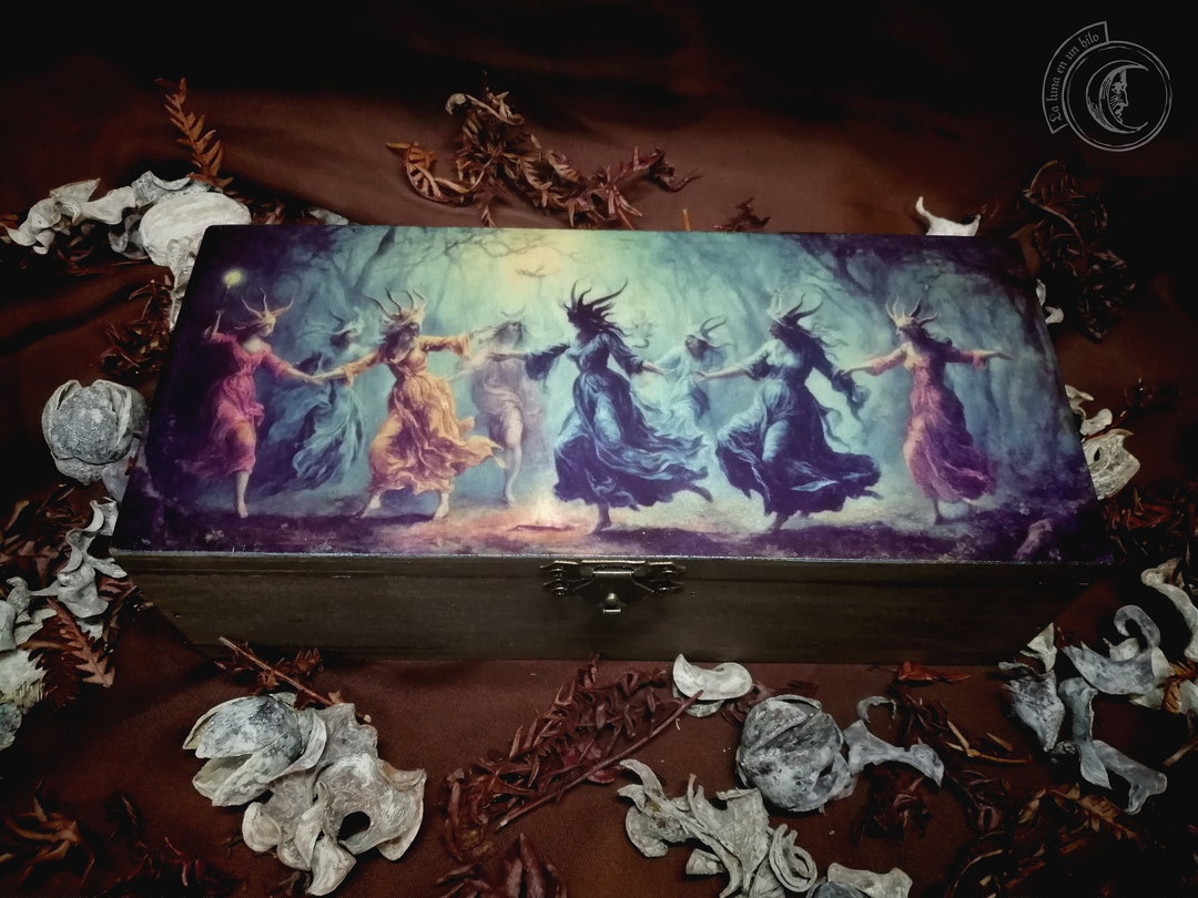 Witchy Jewelry Box, Witch Box, Witches Sabbath, Occult Jewelry Box ...