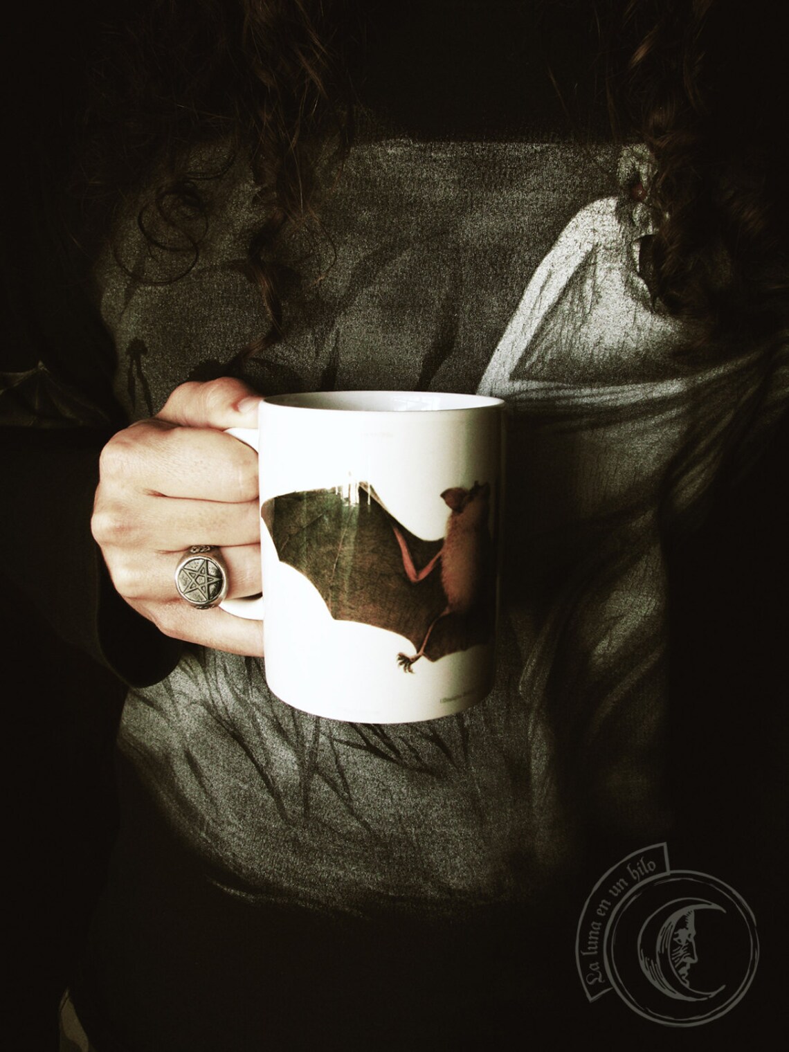 Vintage Ceramic Mug Bat Anatomy | Etsy