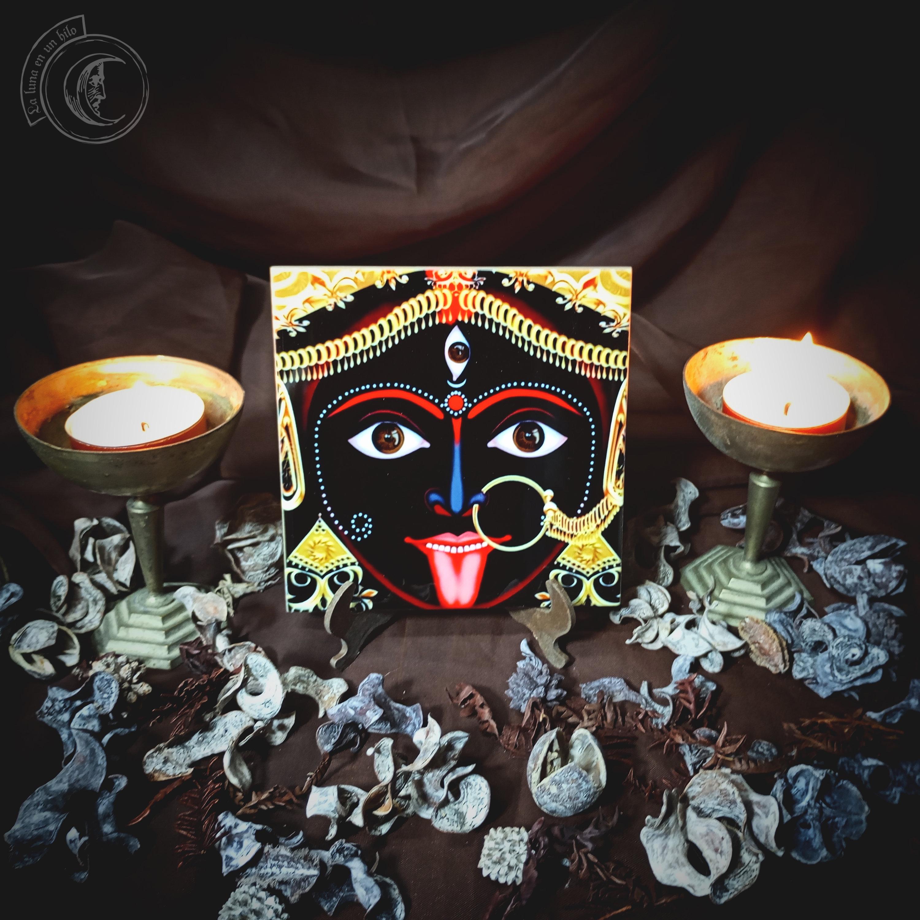 Ceramic Tile Decor - Maha Kali - - Etsy
