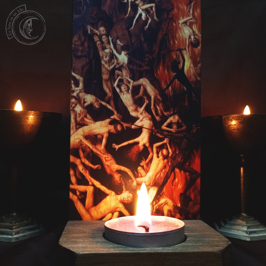 The Last Judgment, Hans Memling- Wall Candle Holder, Medieval, Art ...