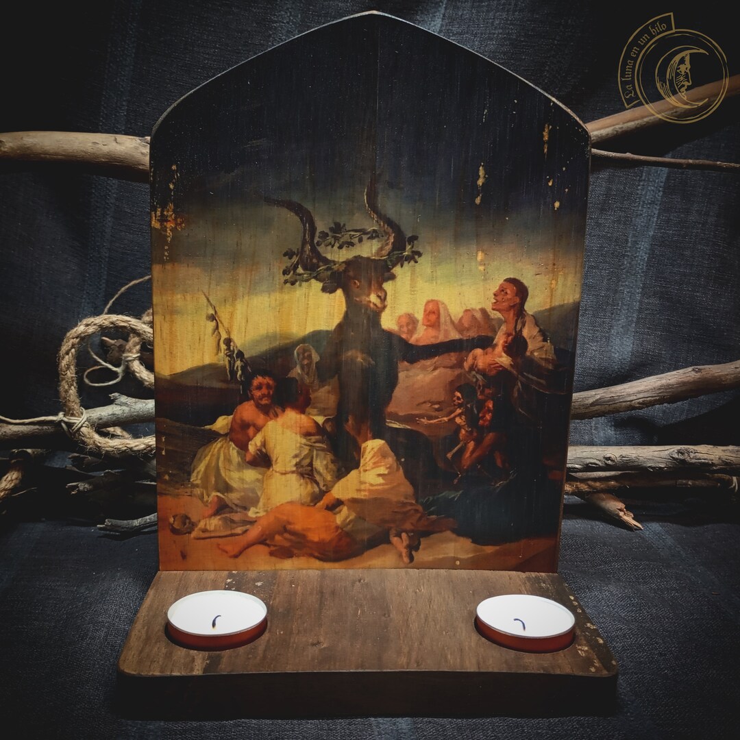 Witches' Sabbath (goya) - Ritual Altar, Witch, Satan, Decor, Occult ...
