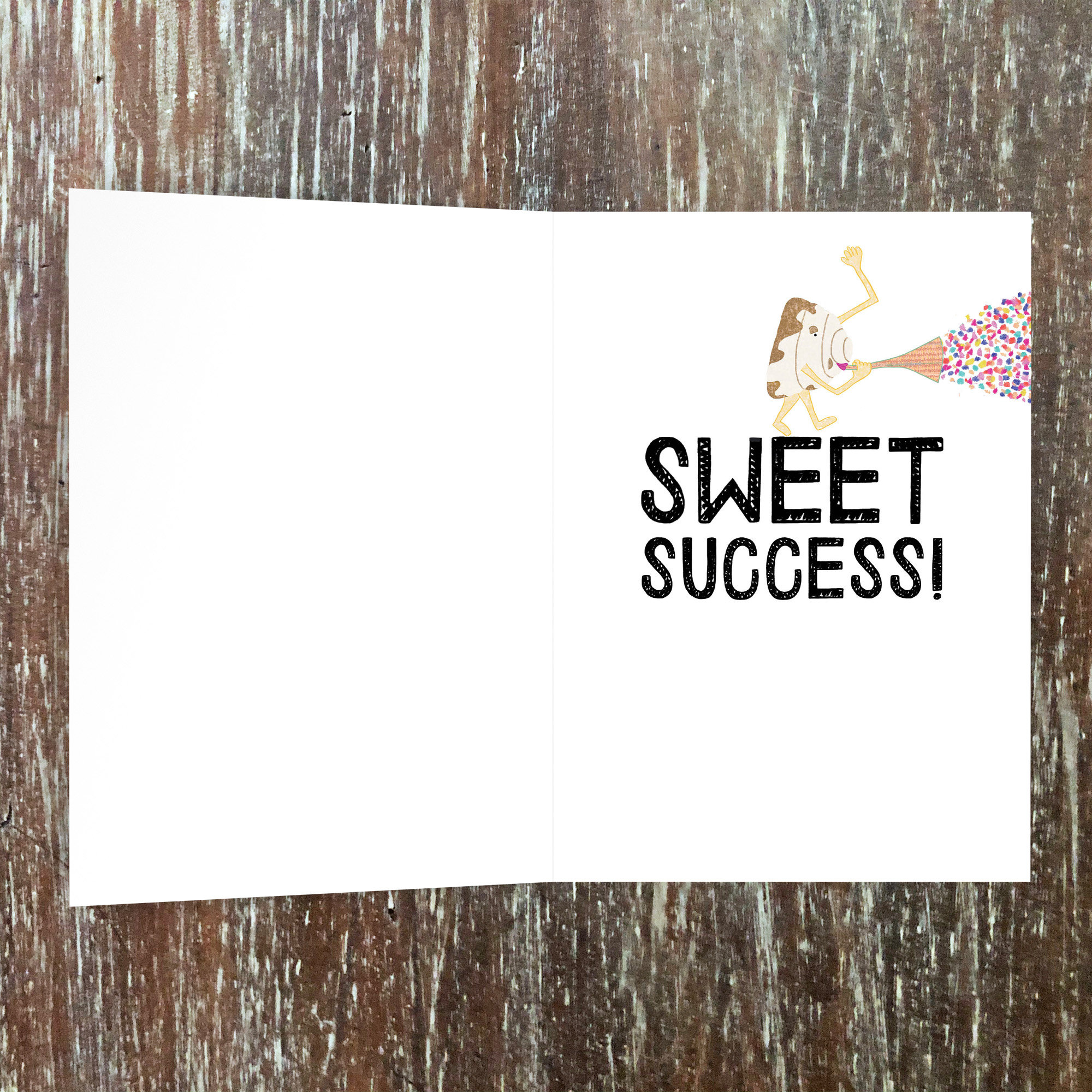 Congratulations Donut Greeting Card With Bacon Backpack and a - Etsy