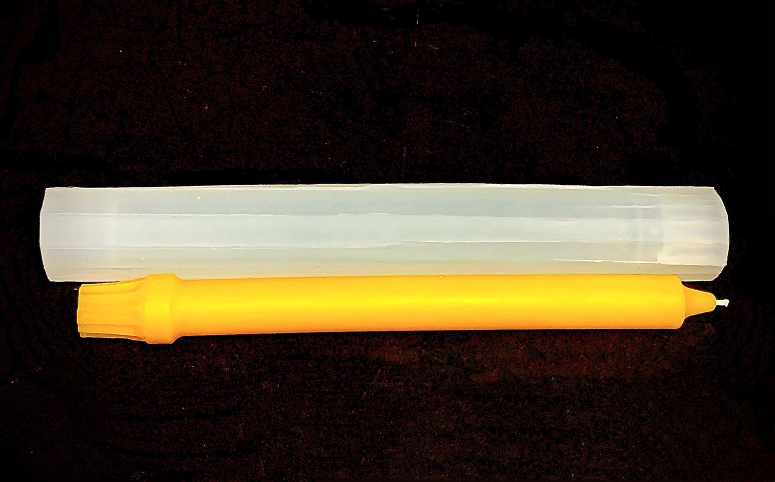 Silicone colonial taper candle mold single cavity 9.75 | Etsy