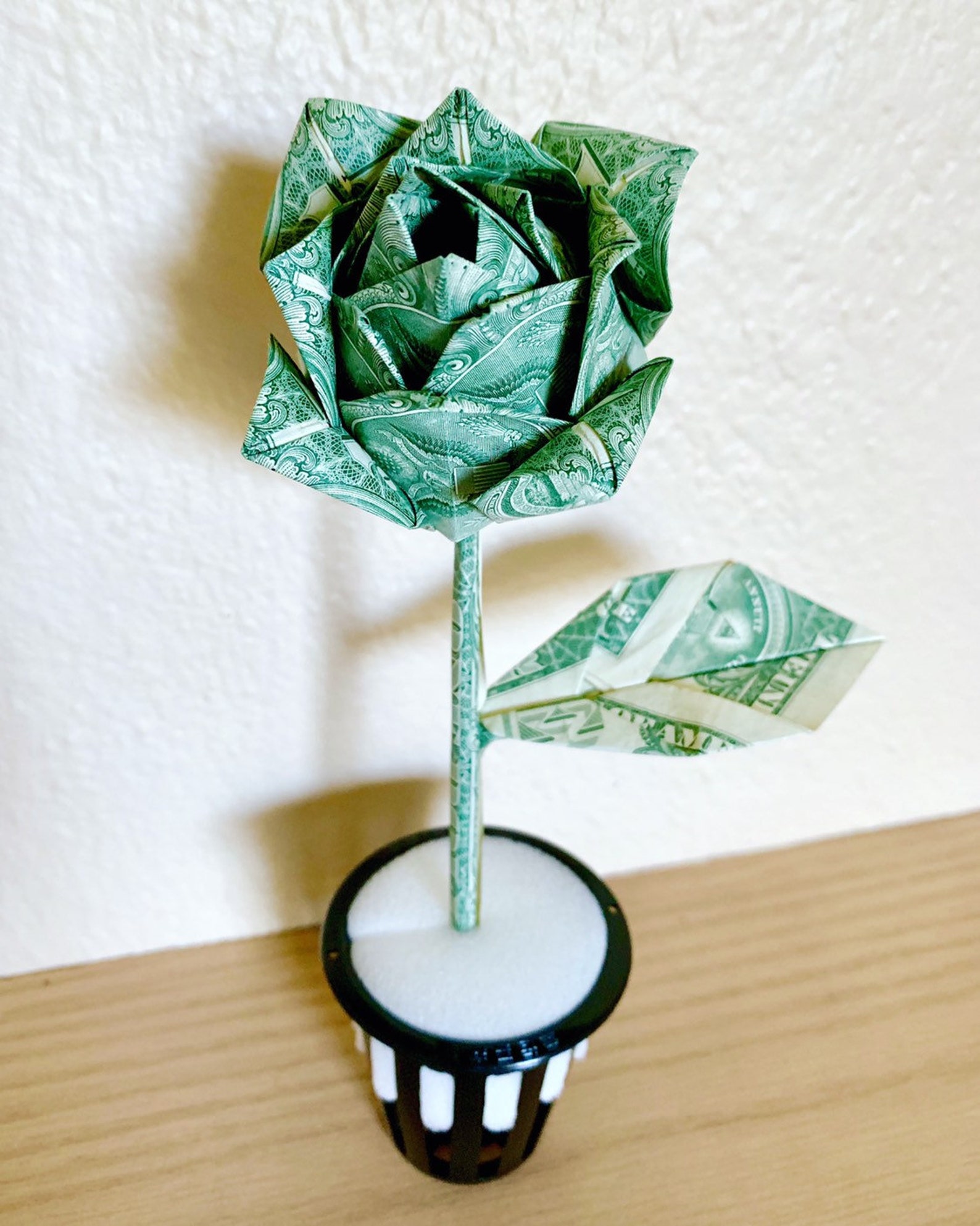 Money roses money flower origami money rose dollar bill | Etsy