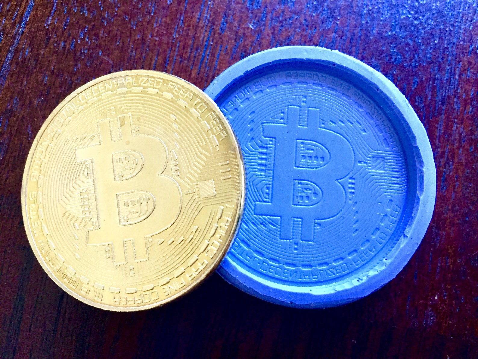 Silicone Mold Bitcoin Mold Single Cavity Mold Bitcoin - Etsy