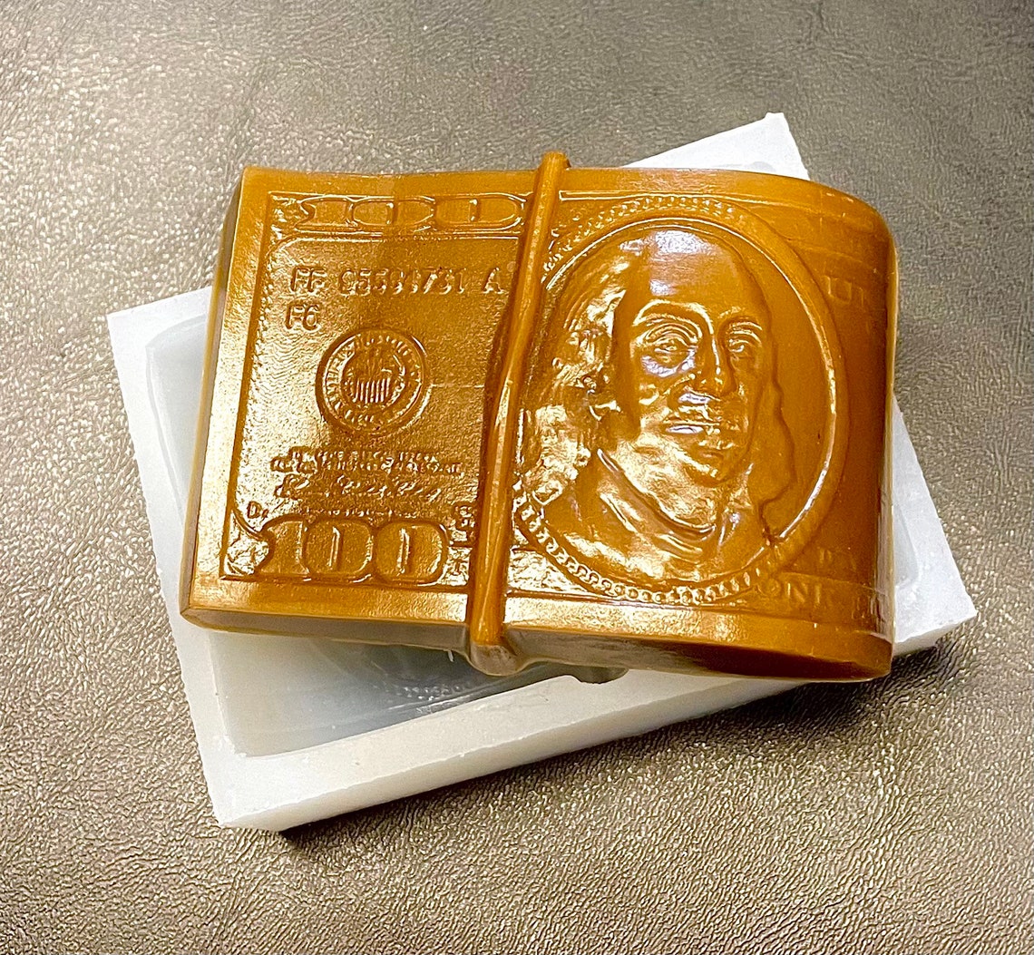 Silicone US 100 Dollar Bill Money Mold Soap Resin Wax Mold - Etsy