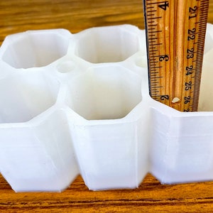 Silicone Octagonal Votive Candle Mold - 6 Cavities - Octagon Candle ...
