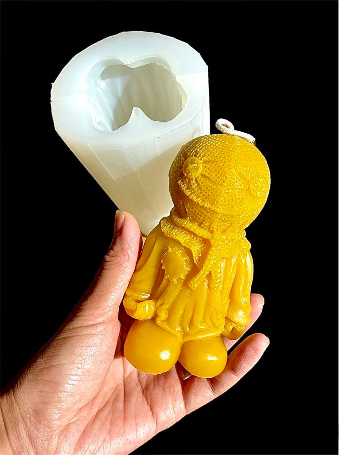 4.5” 3D Silicone Mold - Trick or Treat Sam Figure - Halloween Figure ...