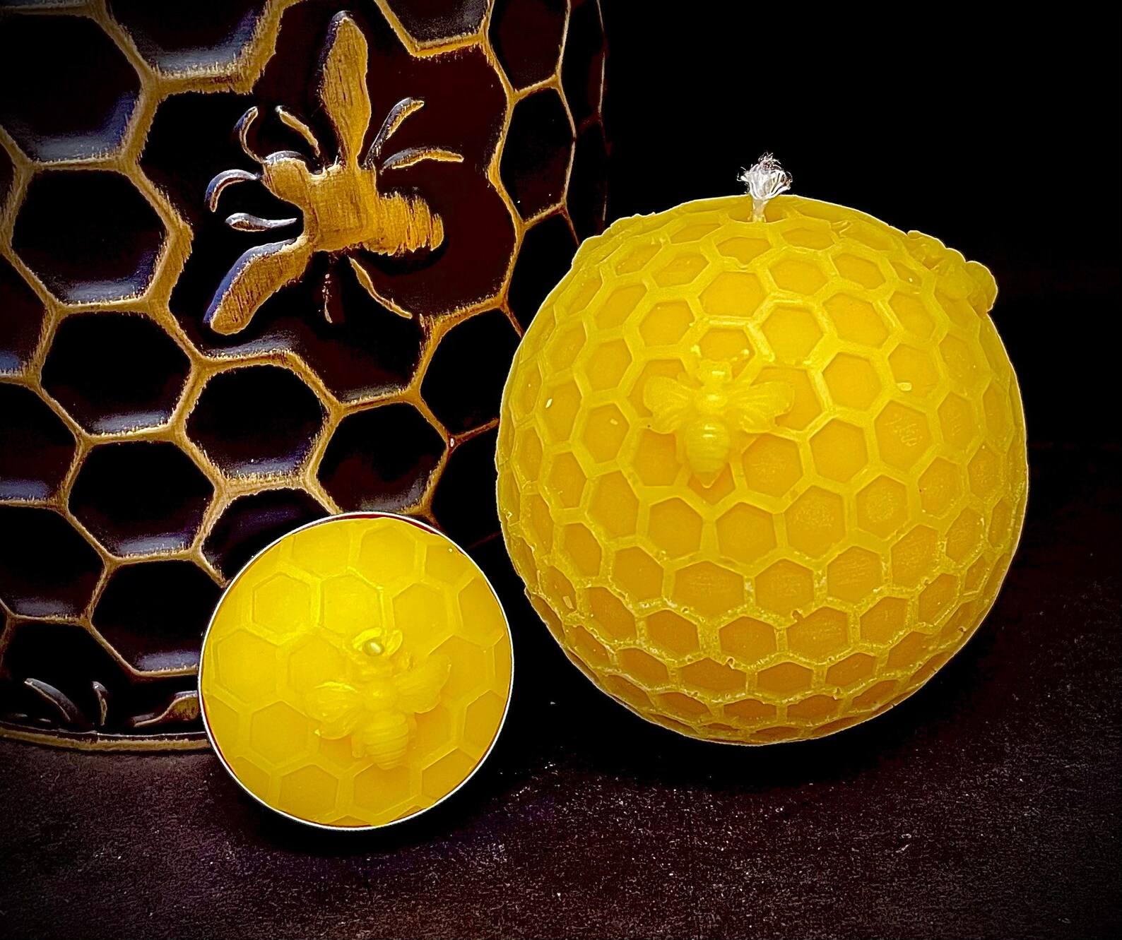 Silicone honey bee Tealight candle Mold honeybee honeycomb | Etsy