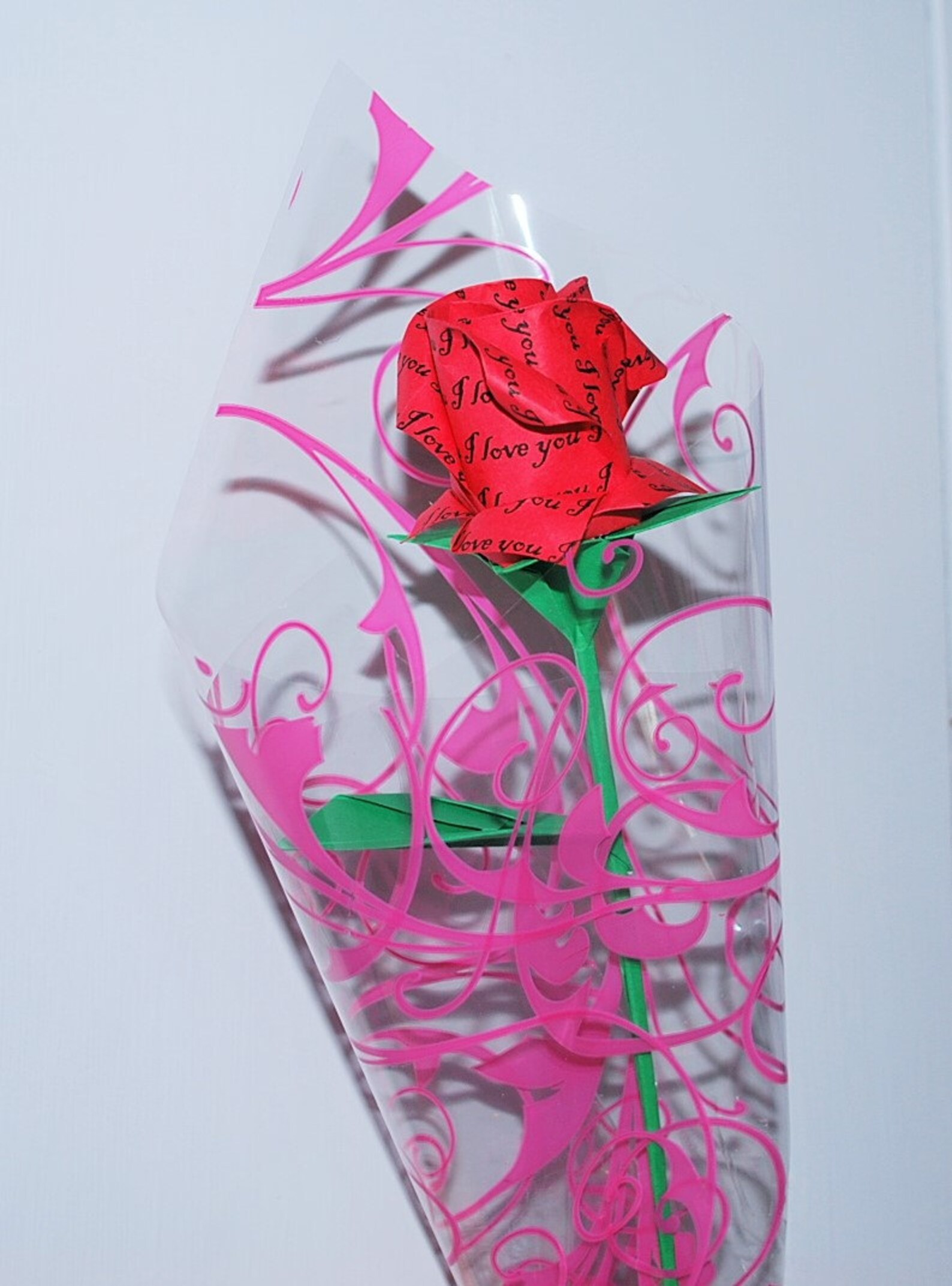 Wording Roses Origami Roses Personized Flowers Custom - Etsy