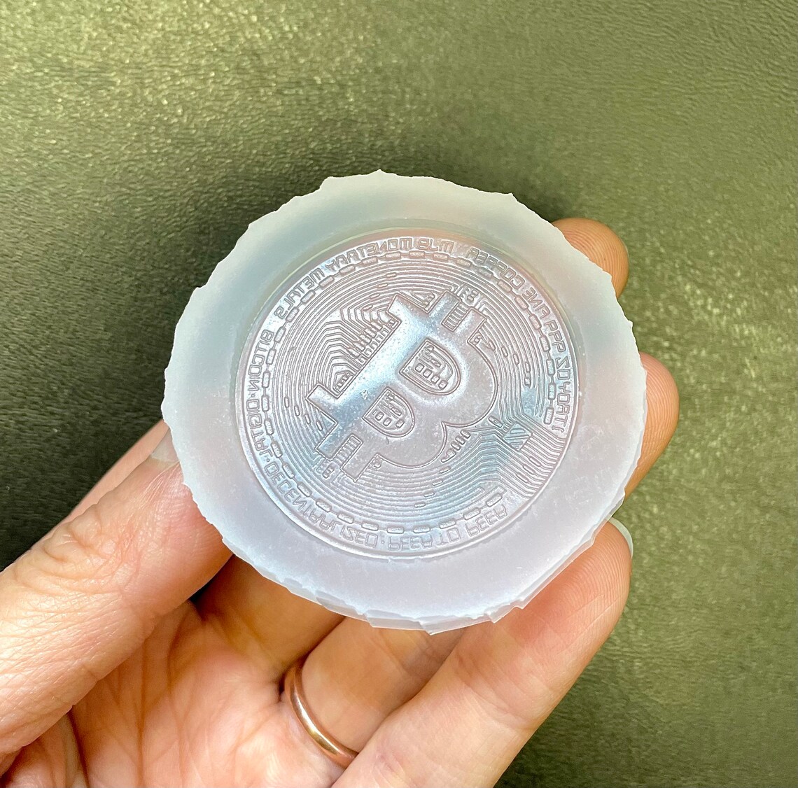 Silicone Mold Bitcoin Mold Single Cavity Mold Bitcoin - Etsy