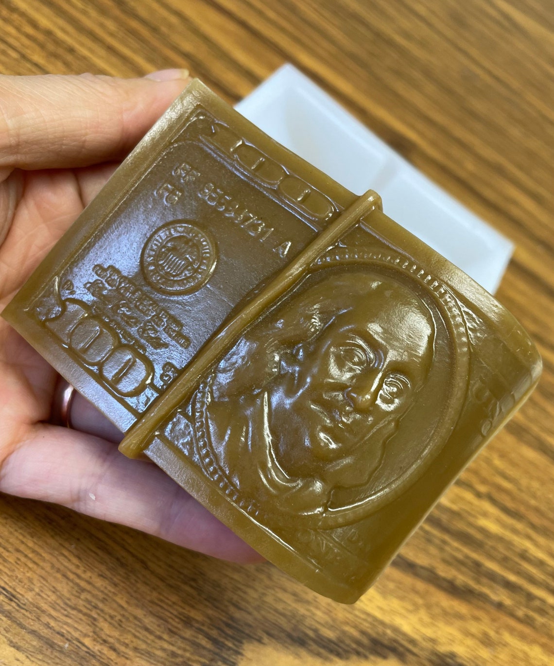 Silicone US 100 dollar bill money mold soap resin wax mold | Etsy