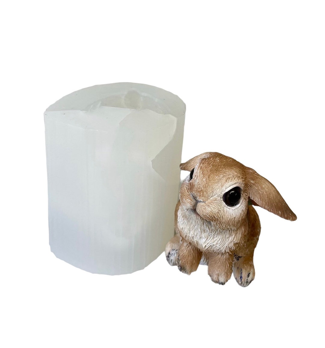 Silicone Bunny Mold - 3D Rabbit Mold - Silicone Rabbit Mold - Silicone ...