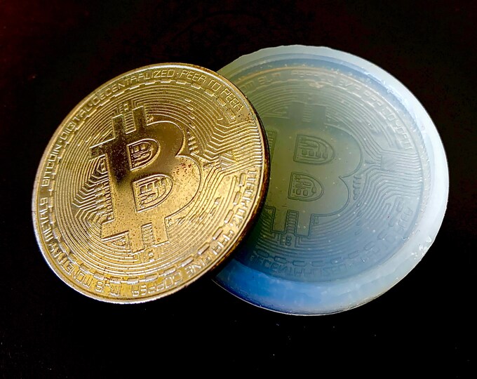 Silicone Mold Bitcoin Mold Single Cavity Mold Bitcoin - Etsy
