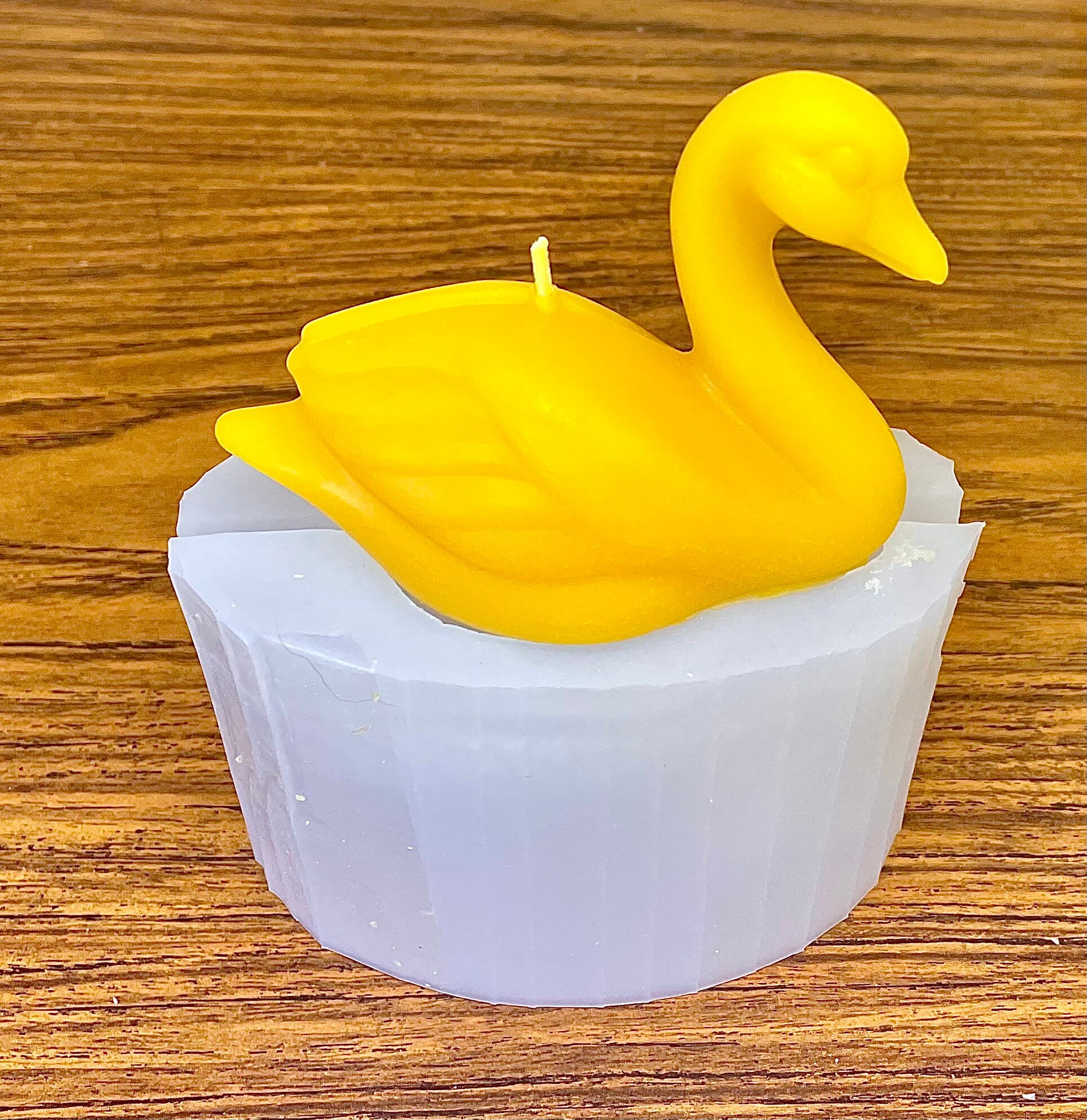 3D Silicone Goose Swan Mold - Goose Swan Candle Soap Mold - Chocolate ...