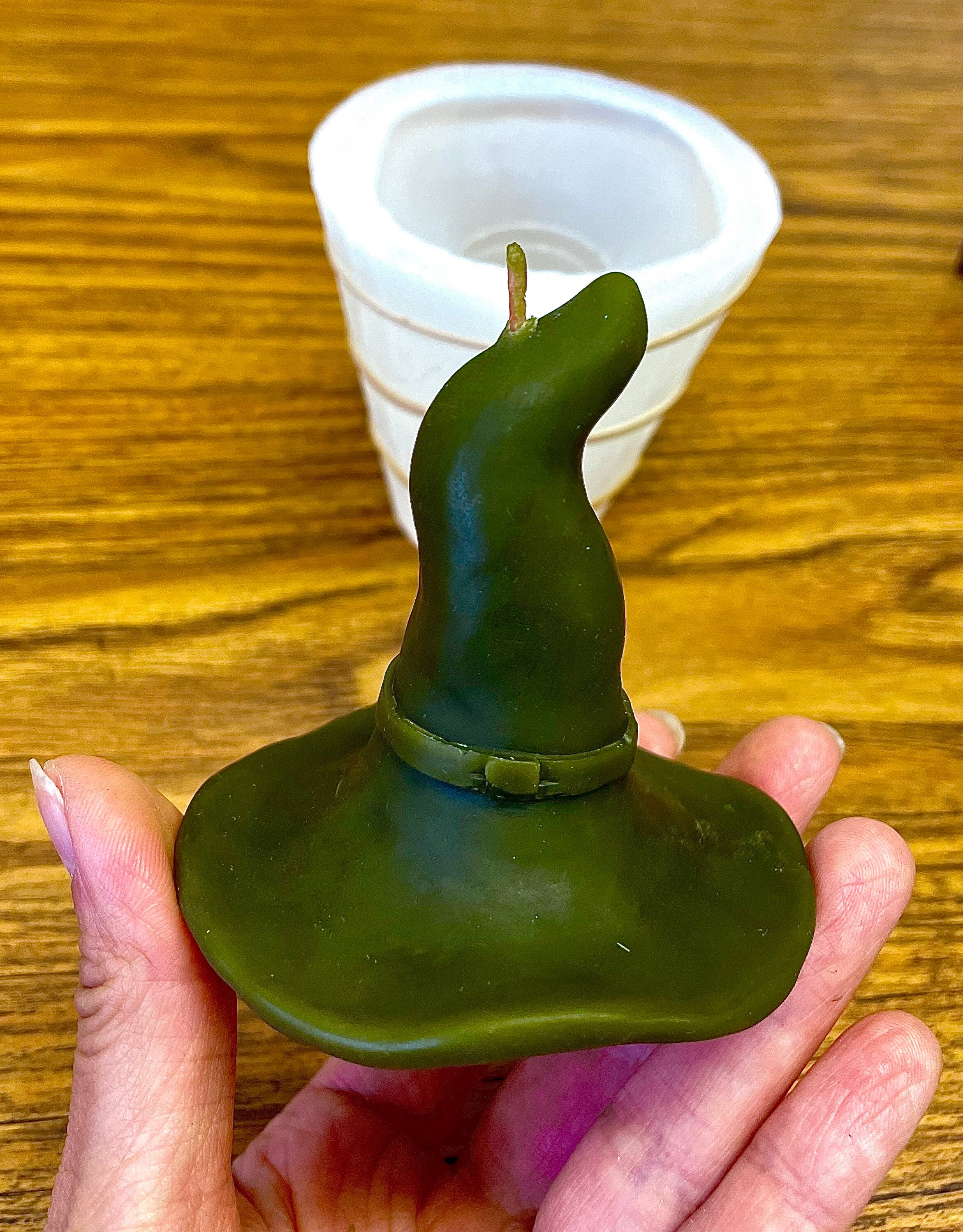 3 3D Silicone witch hat Mold ritual spiritual candle mold | Etsy