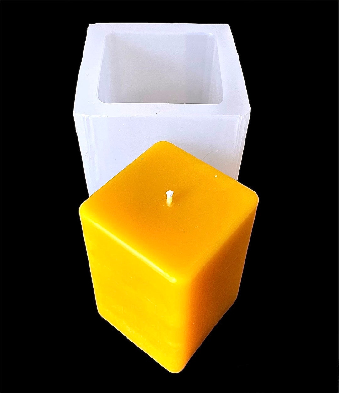 Silicone Square Pillar Candle Mold - Handmade - 3.5” - Etsy