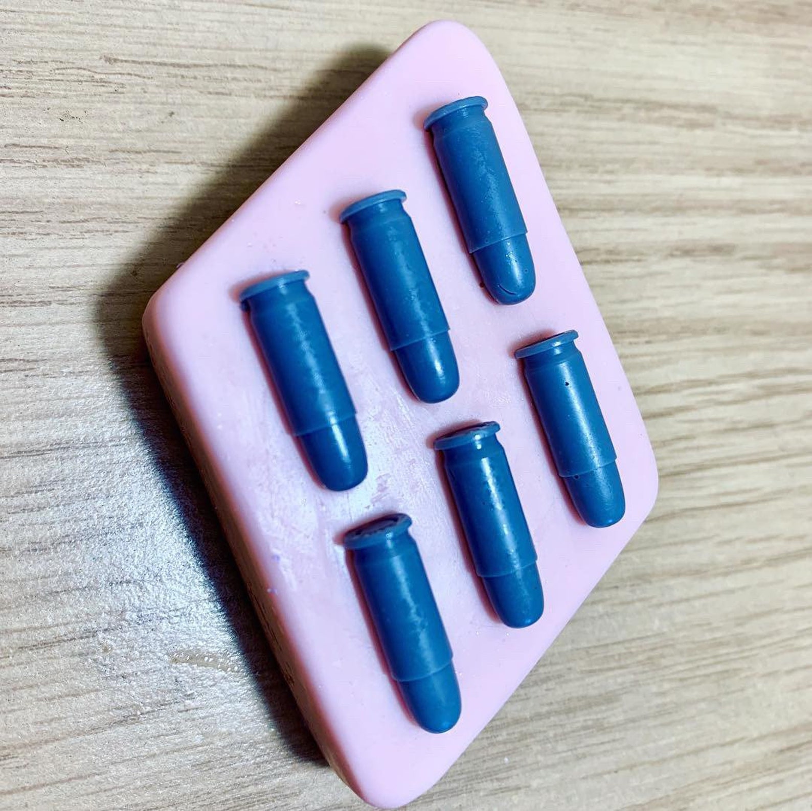 Silicone Bullet Soap Mold Massage Bar Mould Hunter's | Etsy