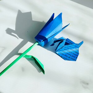 Origami Rose Paper Swan - Unique Prison Break Theme Gift - Etsy