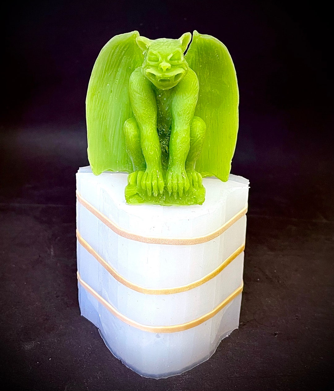 Small 3D Silicone Gargoyle Mold - Gargoyle Candle Soap Resin Mold ...