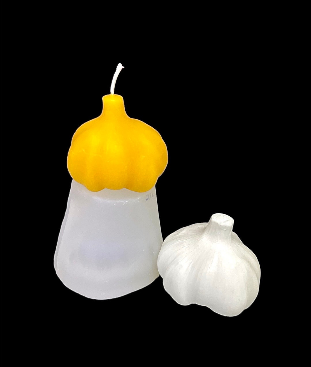 Silicone 3D Garlic Bulb Mold - Realistic Garlic Candle Soap Mold ...