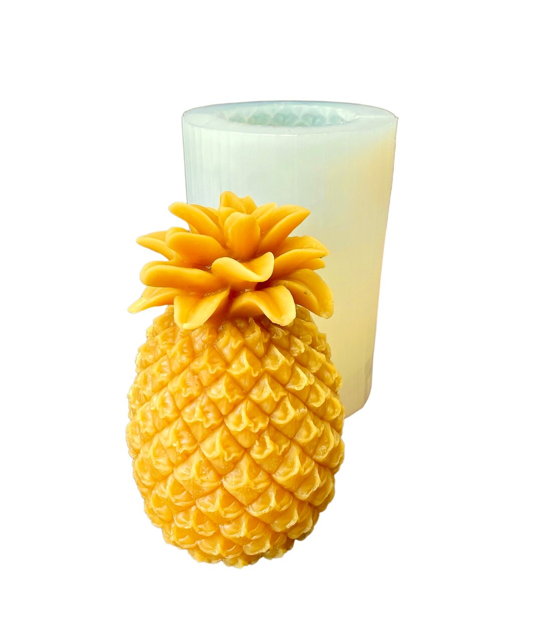 Life Size 3D Silicone Pineapple Mold - Pineapple Candle Soap Resin ...