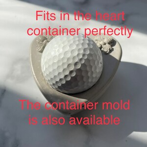 Silicone Golf Ball Mold - 3D Golf Ball Mold - 3D Silicone Mold - 3d ...