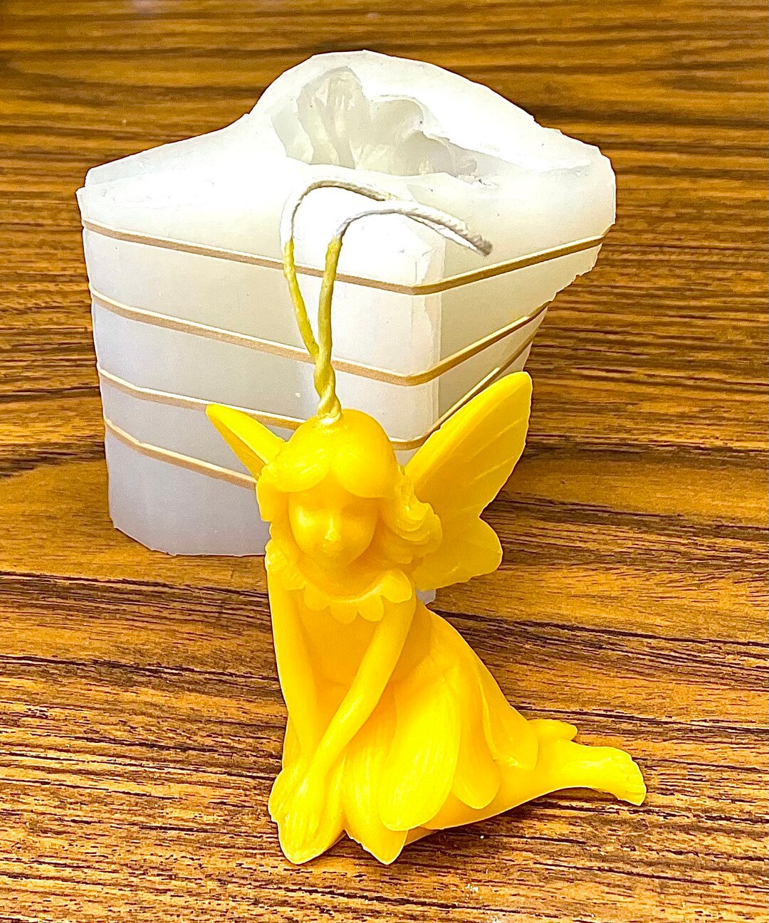 3” Silicone Garden Fairy Mold - 3D Figure Mold - Resin Fairy Figurine ...