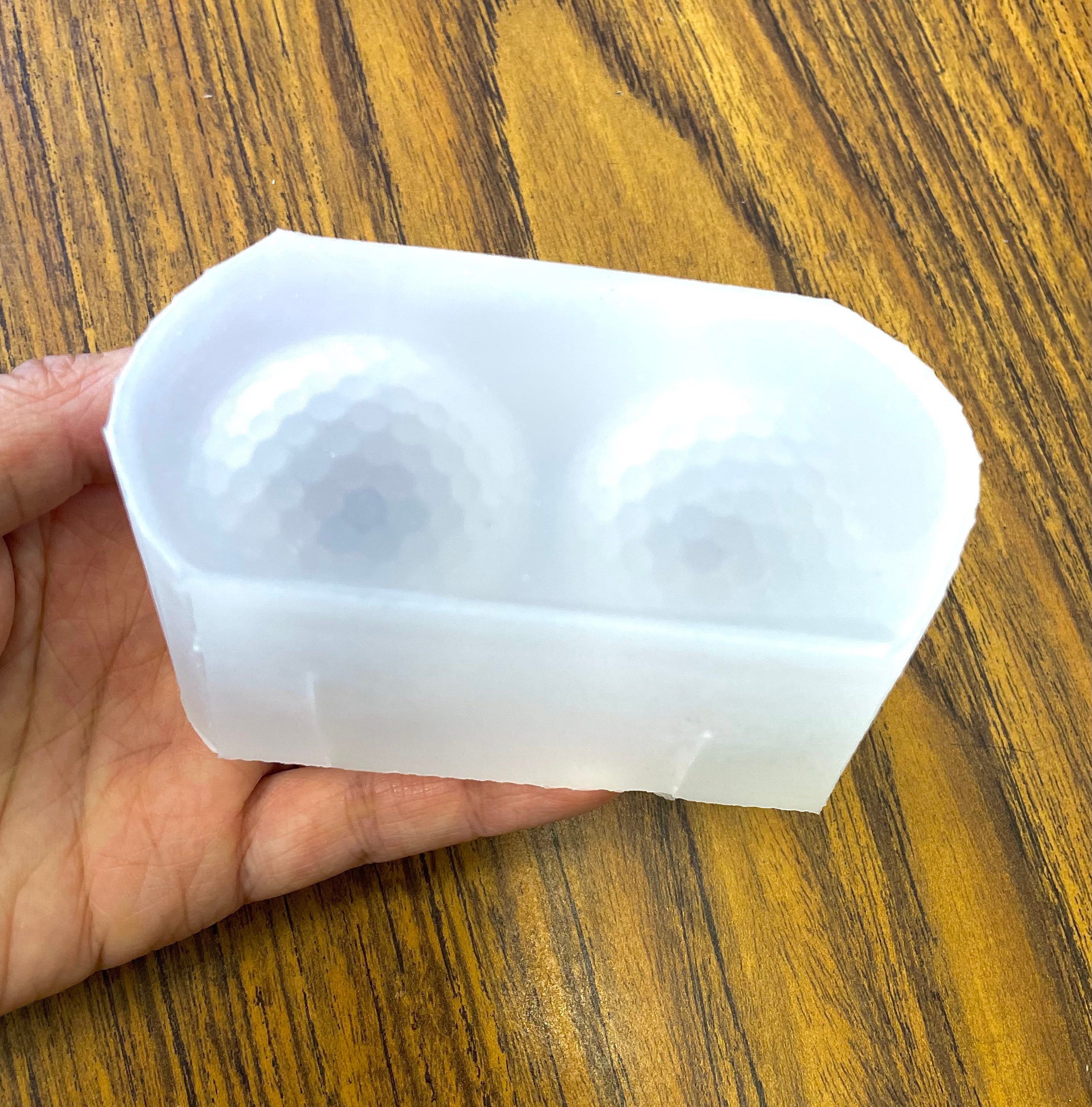 Silicone Golf Ball Mold - 3D Golf Ball Mold - 3D Silicone Mold - 3d ...