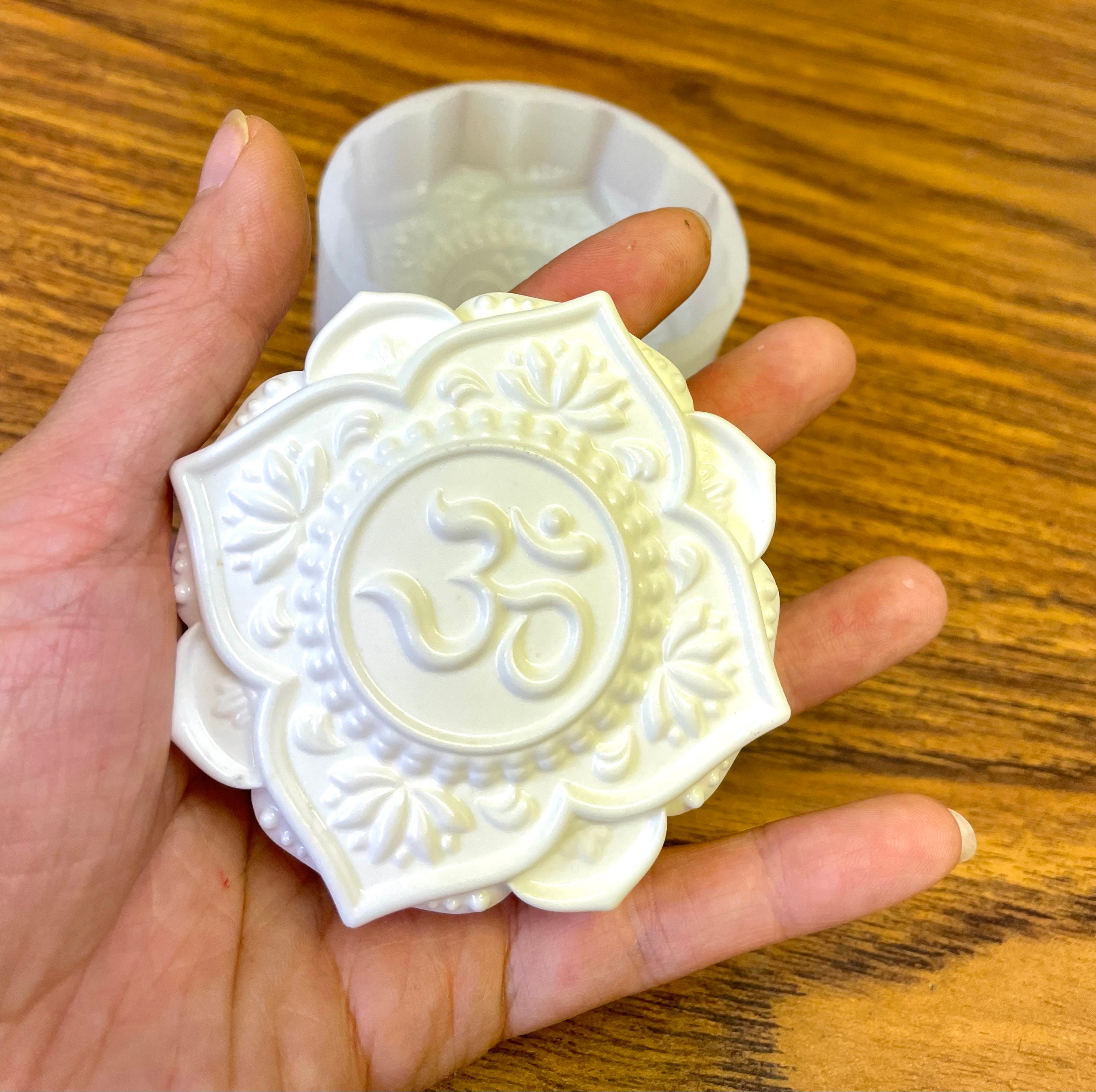 3 Silicone OM Mold OM Sign Soap Resin Wax Mold Ornament - Etsy UK