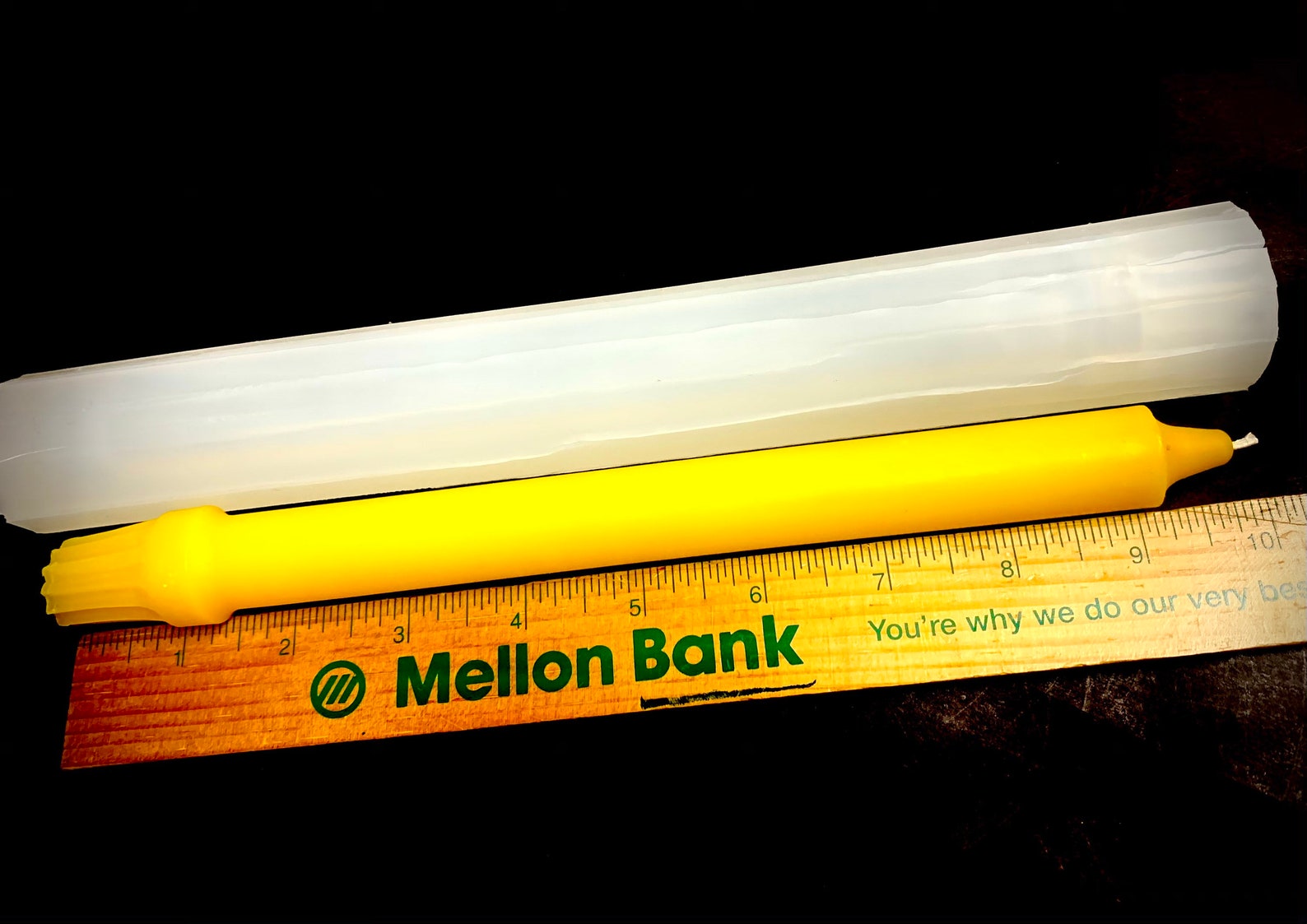 Silicone Colonial Taper Candle Mold - Single Cavity - 9.75” - Handmade ...