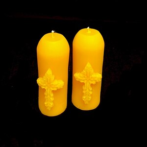 Little Religious Candle Mold - Silicone Mini Pillar Mold - Christian ...