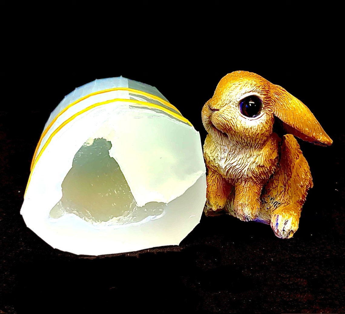 Silicone Bunny Mold 3D Rabbit Mold Silicone Rabbit Mold - Etsy
