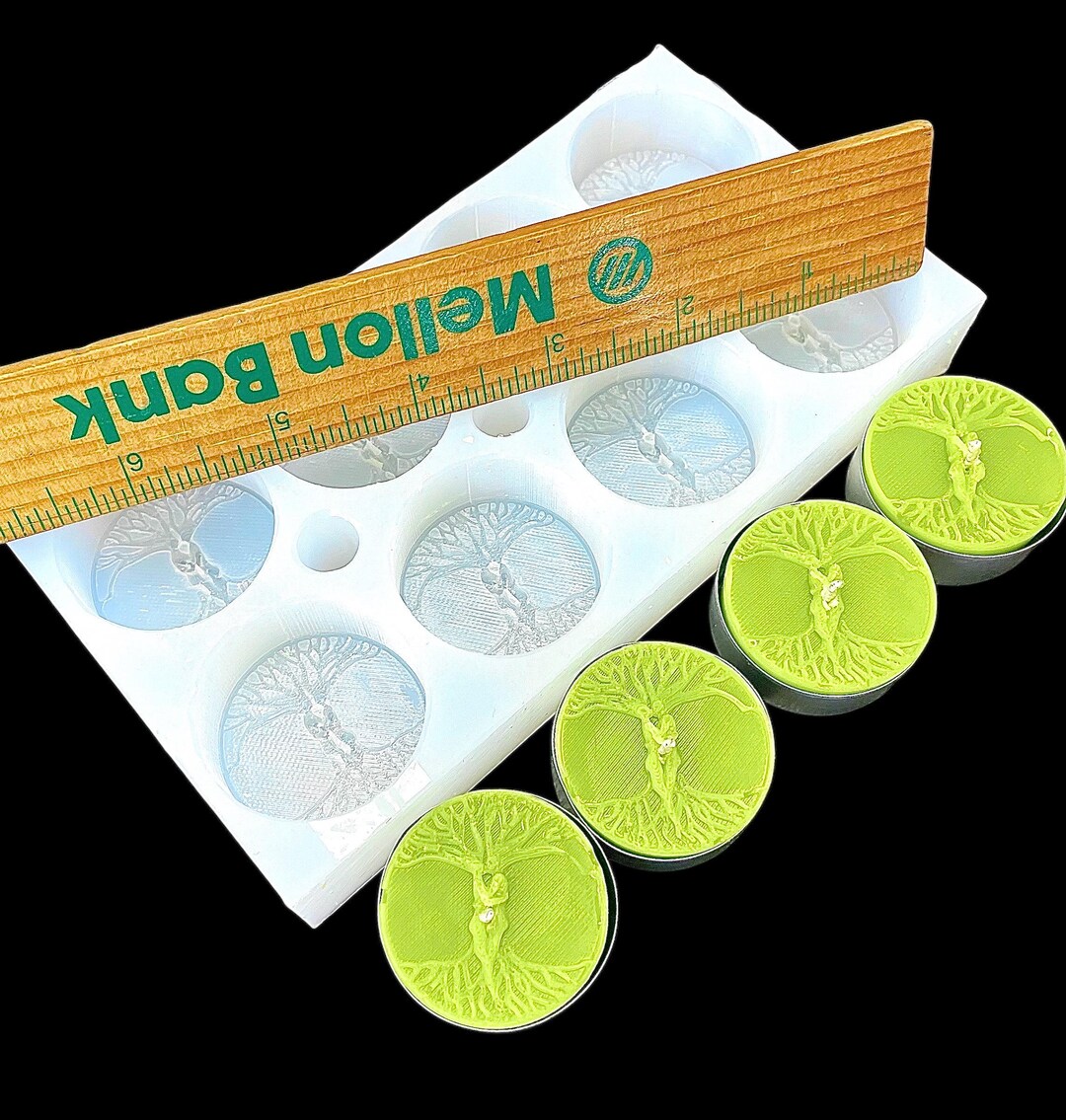 Silicone Tree of Life Mold - Tree of Love - Candle Soap Resin Chocolate ...