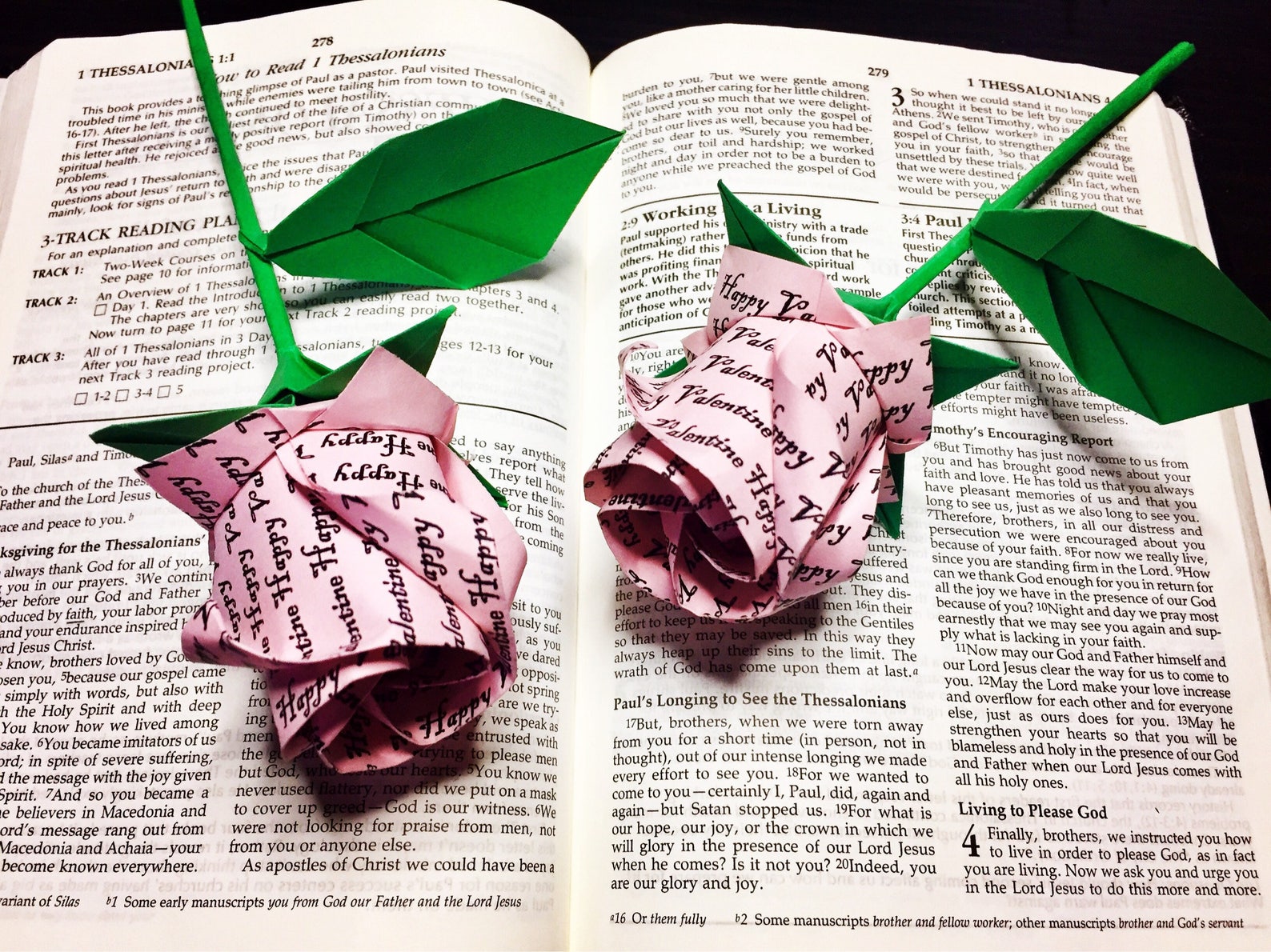 Wording Roses Origami Roses Personized Flowers Custom - Etsy